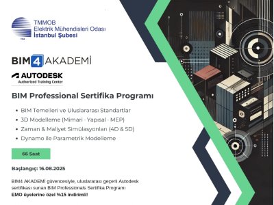 EMO - BIM PROFESSİONALS SERTİFİKA PROGRAMI – EMO ÜYELERİNE ÖZEL %15 ...