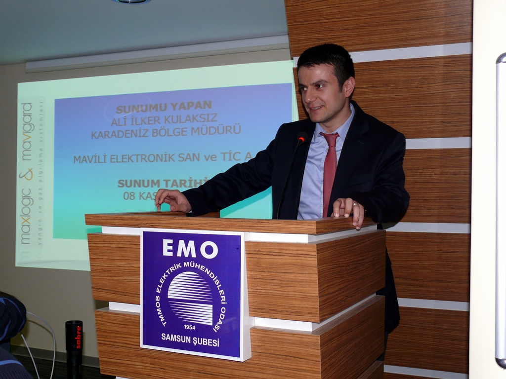 EMO - MAVİLİ ELEKTRONİK ÜRÜN SEMİNERİ YAPILDI