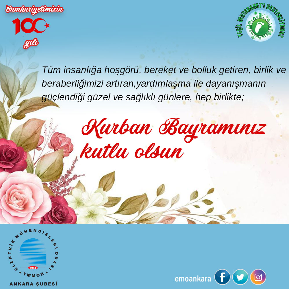 EMO - KURBAN BAYRAMINIZ KUTLU OLSUN