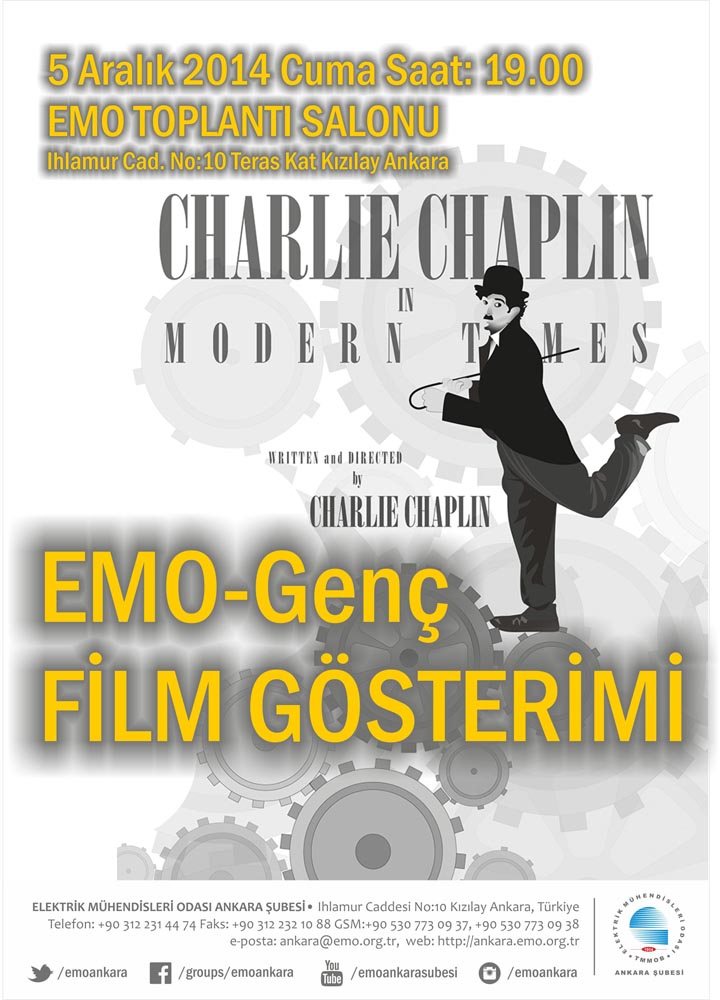 EMO - EMO-GENÇ FİLM GÖSTERİMİ DÜZENLENİYOR