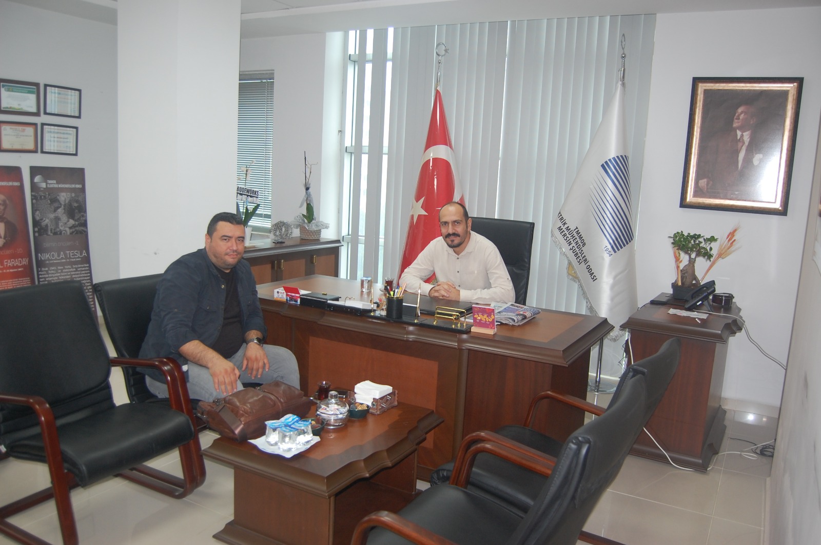 EMO - AHB BİLİŞİM KURUCUSU SN. ALİ HAYDAR BORAZAN ŞUBEMİZİ ZİYARET ETTİ